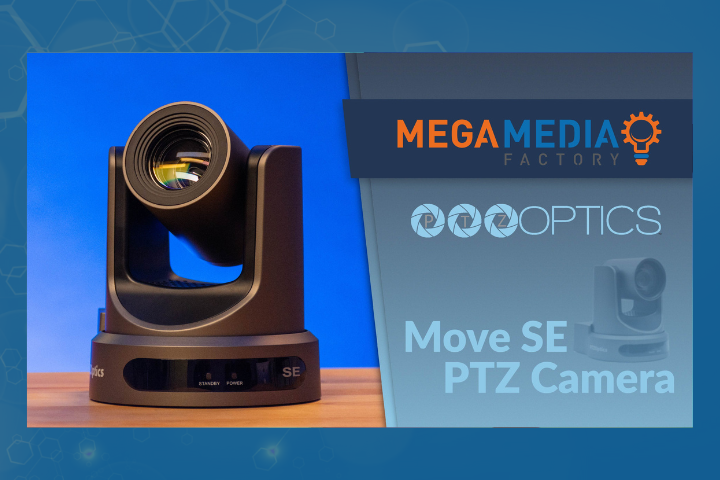 Amazing Camera for Churches, Schools & Corporate-PTZOptics Move SE